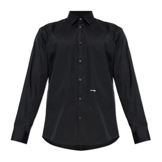 Dsquared2 Homme, Chemises, Noir, Taille: 2XL Logo Shirt