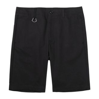 Moncler Gabardine Shorts - - Shorts - Herren - Schwarzk - L