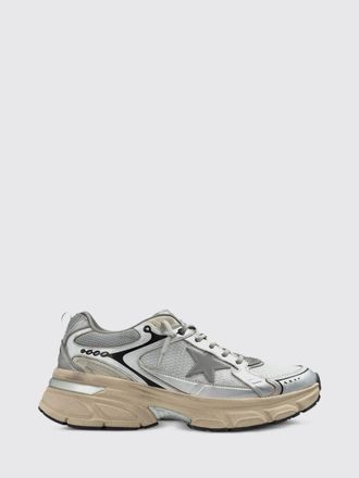 Golden Goose Baskets basses Lightstar en nappa et mesh avec effet us&eacute;