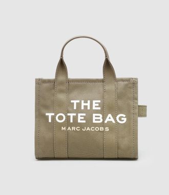 Marc Jacobs Sac The Small Tote Coton Slate Green