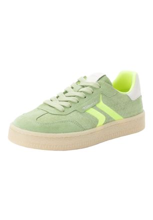 Tamaris Damen Sneaker Low Cut, gr&uuml;n (SAGE/NEON),39