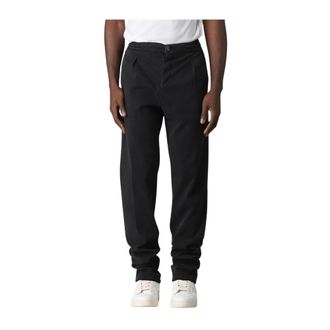 Kiton Homme, Pantalons, Noir, Taille: W35 Pantalon noir polyvalent pour homme