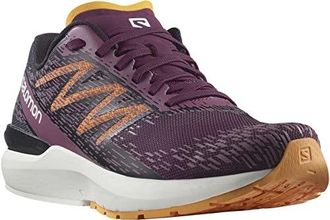 Salomon Shoes Sonic 5 Balance W Chaussures de Running pour Femme, Multicolore (Grape Wine Black Blazing Orange), 37 1/3 EU