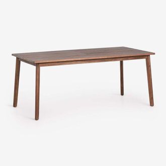 Sklum Rechteckiger Esstisch aus Akazienholz Kaela 180 x 90 cm Akazienbraun dunkel