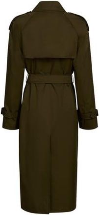 Burberry Trench droit long en coton