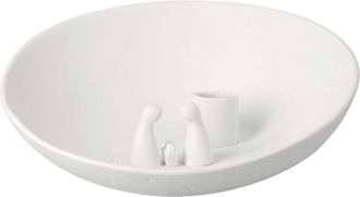 R&auml;der Kerzenschale Krippe gro&szlig;