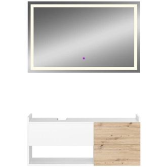 Vicco Badm&ouml;bel-Set Alf, Wei&szlig;, 2 Teile