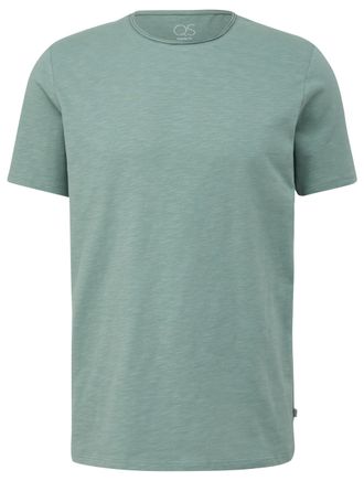 QS by s.Oliver Herren 2141633 T-Shirt, Salbeigr&uuml;n, XL EU