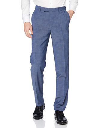 Pierre Cardin Herren Futureflex Dupont Anzughose, blau, 122