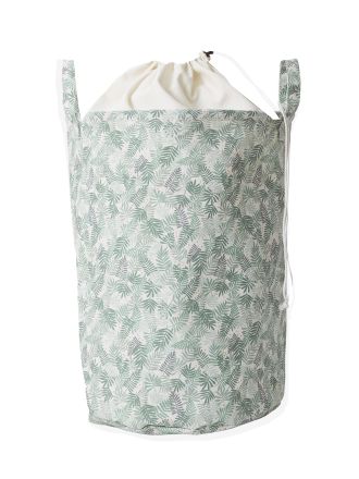 Vertbaudet W&auml;schekorb HANO&iuml; gr&uuml;n bedruckt TU