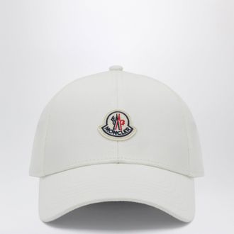 Moncler Baseballkappe aus Baumwolle mit einer Logo-Applikation