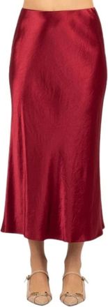Max Mara Femme, Jupes, Rouge, Taille: 38 FR Alessio Midi Skirt
