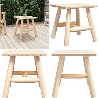 vidaXL Vidaxl - Table dappoint 49x49x50 cm bois massif d&eacute;pic&eacute;a - Table Dappoint - Table Basse - Meuble De Jardin - Mobilier Ext&eacute;rieur - Table En Bois