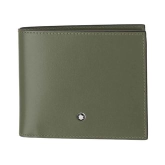 Montblanc Glanzleder Geldb&ouml;rse mit 8 F&auml;chern - - Accessories - Herren - Gr&uuml;n - ONE SIZE