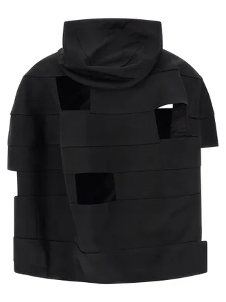 Comme Des Gar&ccedil;ons Mens Black Wool Shell Jacket Clothing