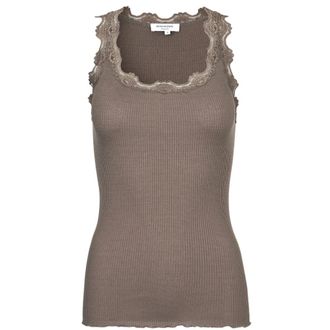 Rosemunde Babette Seidentop - - Tops - Damen - Braun - 2XL