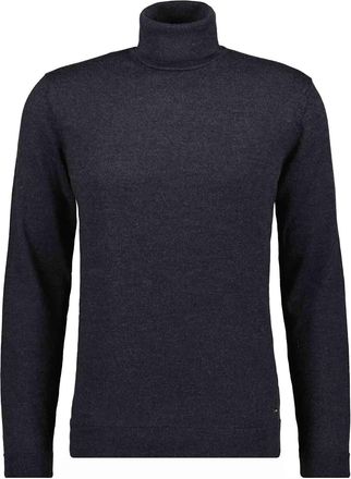 Ragman Herren Merino-Pullover Rollkragen (DE/NL/SE/PL, Alphanumerisch, S, Regular, Regular, Asphalt-018)
