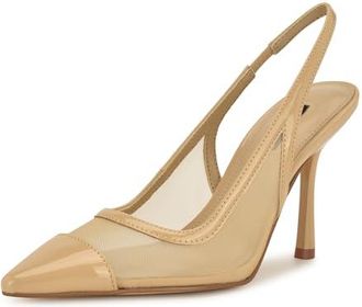 Nine West Femme Jermain Escarpins, Naturel Moyen 101, 38.5 EU