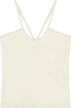 Imperial Femme, Tops, Beige, Taille: 38 FR D&eacute;bardeur Droit &agrave; Col V