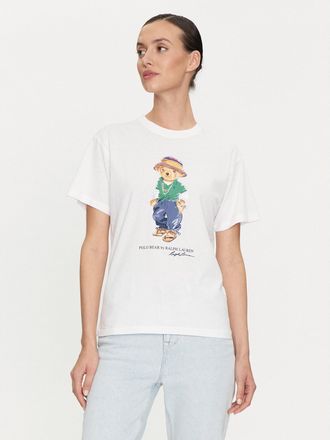 Polo Ralph Lauren T-Shirt 211935615001 Wei&szlig; Regular Fit