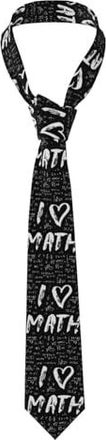 Generic Cravate I Love Les Maths Formelle Cravates Classique Cravate Pour Homme Pour Accessoires Remise De Dipl&ocirc;me F&ecirc;te