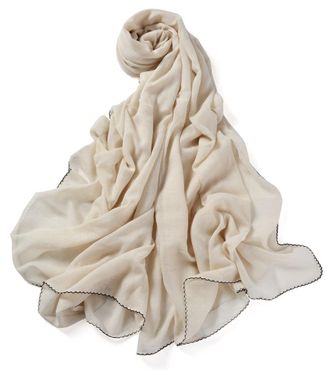 Miobo XXL Damen Stola Schal Unifarbe 220x 140 CM in verschiedenen Farbe aus Viskose 25