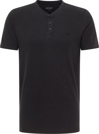 Mustang Jeans Mustang - Herren Shirt, Style Austin (1016862), Größe:3XL, Farbe:Jet Black (4188)