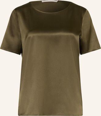 (The Mercer) N.Y. (The Mercer) N.Y. Blusensirt Aus Satin Mit Seide gruen