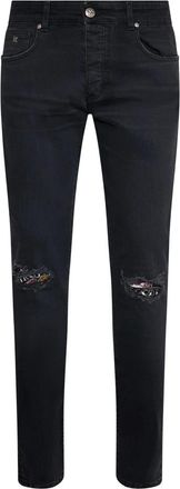 John Richmond Homme, Jeans, Noir, Taille: W29 Jeans Slim-fit