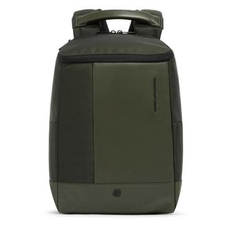 Piquadro Sac &agrave; dos pour ordinateur portable de voyage 13-3 avec protection Rfid - Homme - Sacs - Vert - Taille: ONE Size