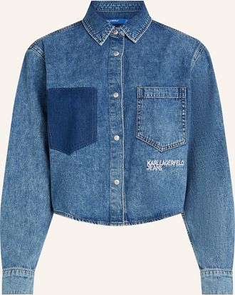 Karl Lagerfeld Karl Lagerfeld Jeans Bluse blau