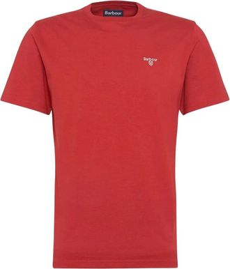 Barbour Homme, Tops, Rouge, Taille: 2XL T-Shirt de Sport Essentiel