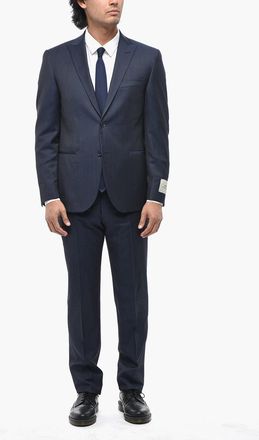 Corneliani CC COLLECTION Anzug aus reiner Schurwolle mit Spitzenrevers Corneliani