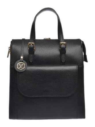 Luisa Vannini Schwarz Rindsledertasche