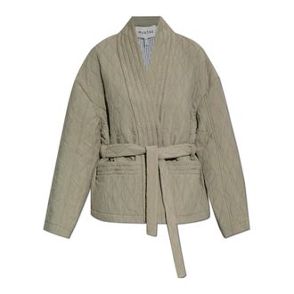 Munthe Gepolsterte Jacke Pifita - - Jackets - Damen - Gr&uuml;n - L