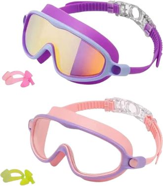 Generico Schwimmbrille für Kinder, Schwimmzubehör für Kinder, UV-Schutz, auslaufsicher, für Kinder und Jugendliche im Pool, Tauchen, Sommer und Aktivitäten
