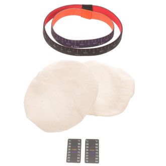 Hemobllo Sauerteig Starter Zubeh&ouml;r Satz Stoffabdeckungen Thermometerstreifen Datumsmarkierungsband Atmungsaktiver G&auml;rschutz f&uuml;r Sauerteig G&auml;rglas Backzubeh&ouml;r f