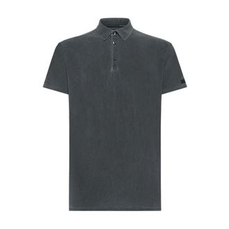 Roberto Ricci Design Rrd, Homme, Tops, Noir, Taille: M Techno Wash Pique Polo
