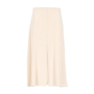 Valentino Garavani Seiden-Georgette-Midirock - - Skirts - Damen - Wei&szlig; - S