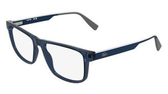 Lacoste L4011 410 Lunettes pour homme Bleu transparent 56/17/150