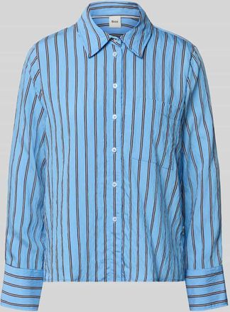 Brax Relaxed Fit Langarmbluse aus Viskose-Mix Modell VICA
