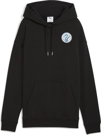 Puma Hoodie d&eacute;contract&eacute; &agrave; motif Wardrobe Essentials Sports Legacy Femme, V&ecirc;tements, Noir, XL