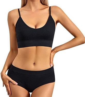 Generic Ski Hommes Et Pantalon Anneau Acier Dans Le Dos Gilet &Agrave; Bretelles R&eacute;glables, Poitrine Fine, Soutien-gorge Bonnet Triangle Sous-v&ecirc;tements Rouge Sexy, N