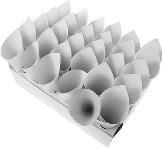 Valiclud Konfettihalter Satz 30 Loch Kegelst&auml;nder aus Wei&szlig;em Karton mit Doppelseitigem Klebeband Papiert&uuml;tenhalter f&uuml;r Hochzeit Bl&uuml;tenbl&auml;tter S&uuml;&szlig;igkeiten