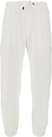 Emporio Armani Homme, Pantalons, Blanc, Taille: L Cotton Blend Pantalons de surv&ecirc;tement