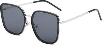 Generic Lunettes de soleil décoratives polarisées à large monture pour hommes et pour femmes, tir de rue, vacances en plein air, lunettes de plage (couleur : 