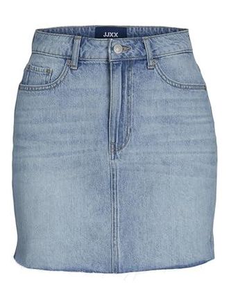 Jack & Jones Jack & Jones JXAURA RH Skirt RA SN, Jupe aux Femmes, Light Blue Denim/Detail:RA003, XS