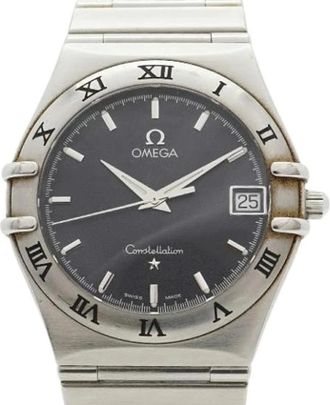 Omega unisex, Pre-owned, Bleu, Taille: ONE Size Montre-bracelet Vintage Pre-owned