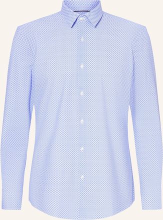 HUGO BOSS Hemd Hank Performance Slim Fit blau