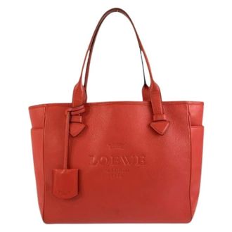 Loewe Sac cabas Pre-owned - Femme - Pre-owned - Orange - Taille: ONE Size